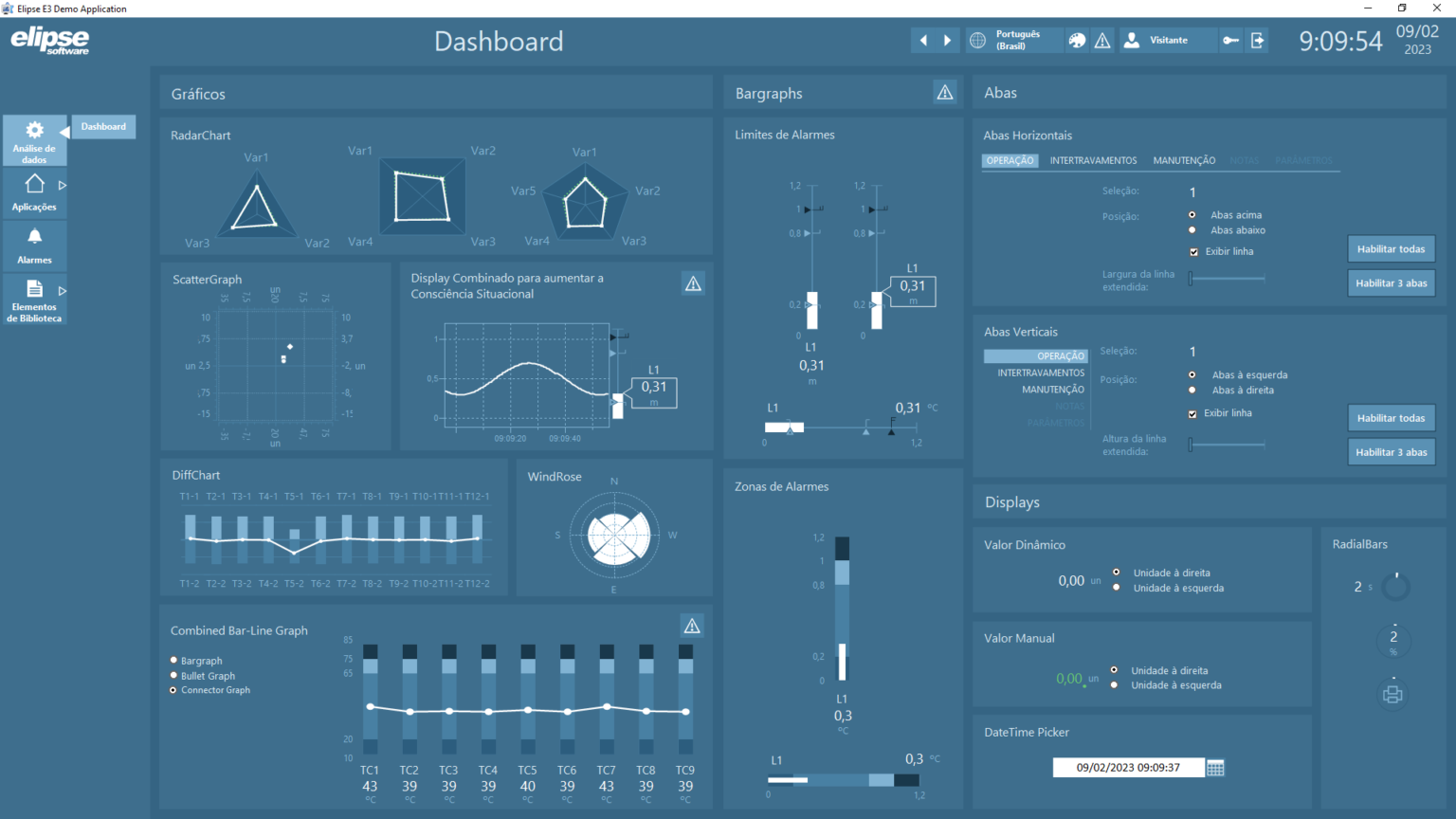 Acessando aplicação exemplo do E3. - Elipse Knowledgebase