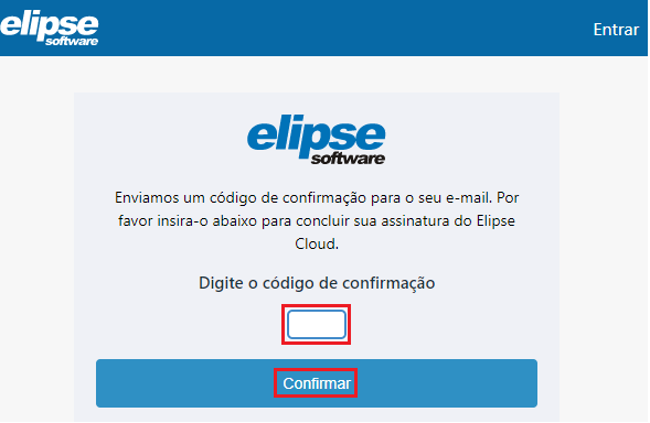 Elipse Mobile na nuvem em modo Demo.